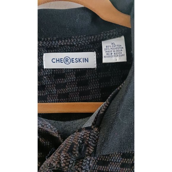 Chereskin | Shirts | Chereskin Black And Gray Top New With Tags Size Xl ...